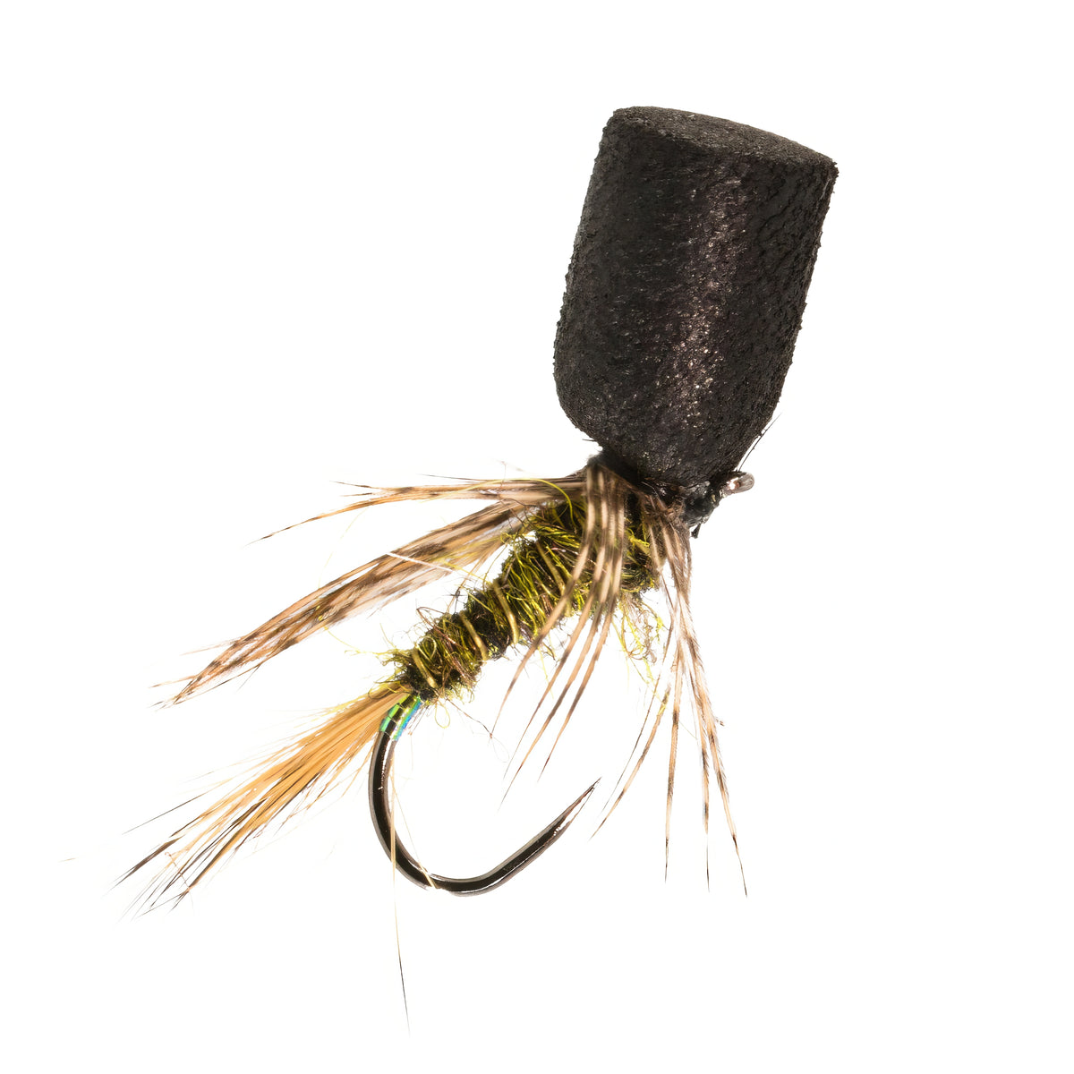 Barbless Scruffy Popper Hopper Size 12 – Peaks Fly Fishing