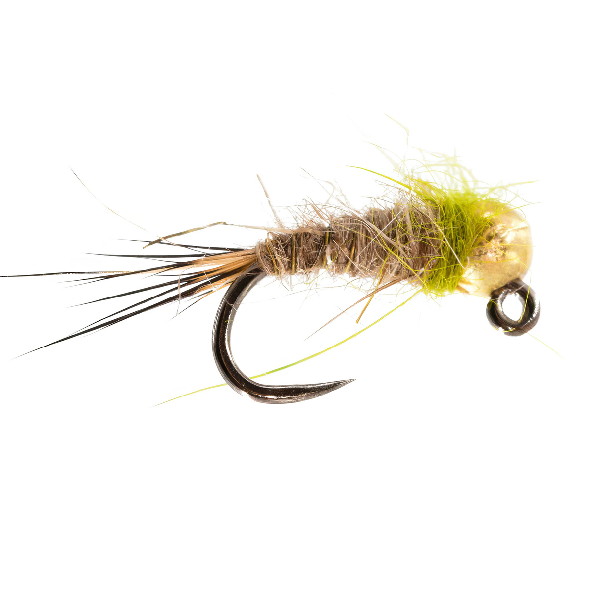 Tactical Tungsten Hares Olive Collar – Peaks Fly Fishing