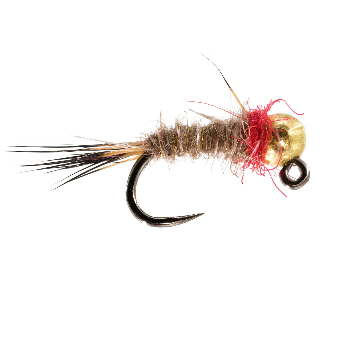 Tactical Tungsten Hares Red Collar – Peaks Fly Fishing
