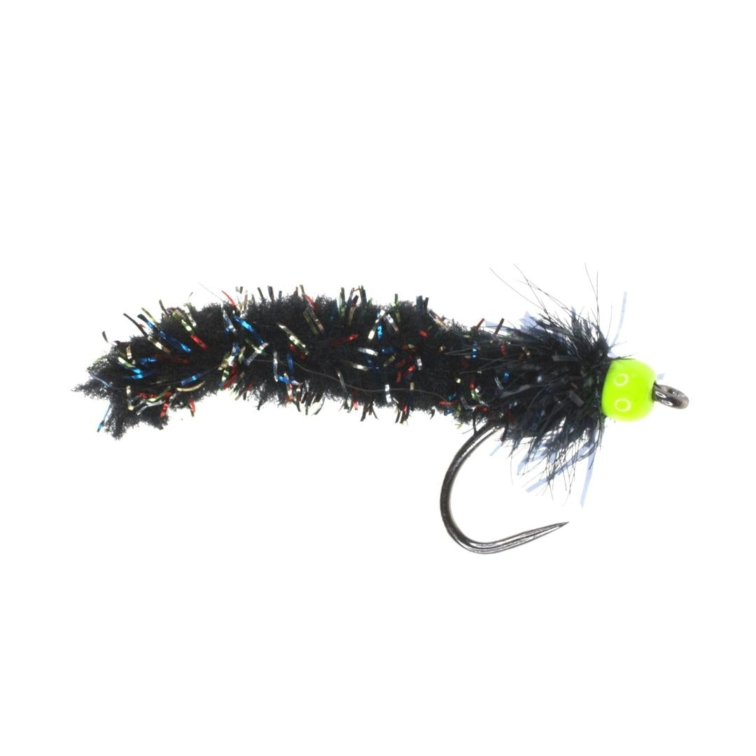 Bling Mop Barbless - Black – Peaks Fly Fishing
