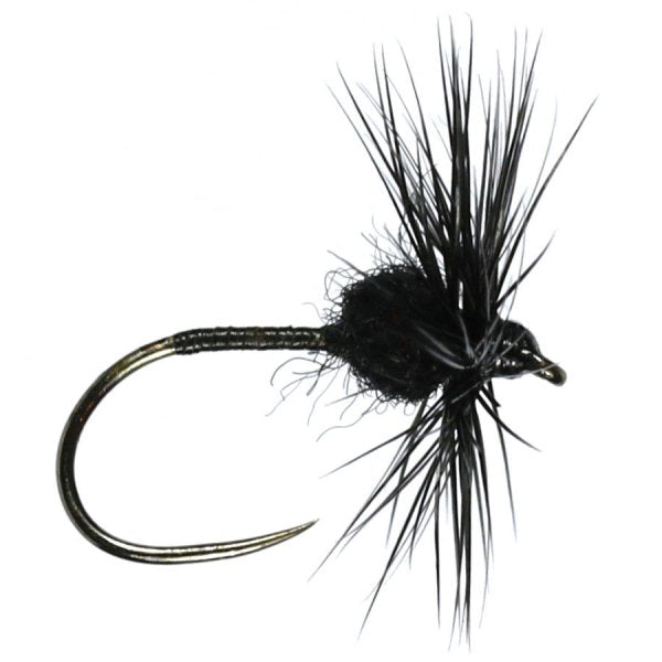 Black Spider Dry Size 18 Barbless – Peaks Fly Fishing