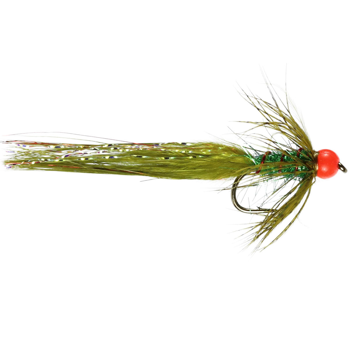 Mirage Red Beaded Damsel Lure (Size 10) – Peaks Fly Fishing
