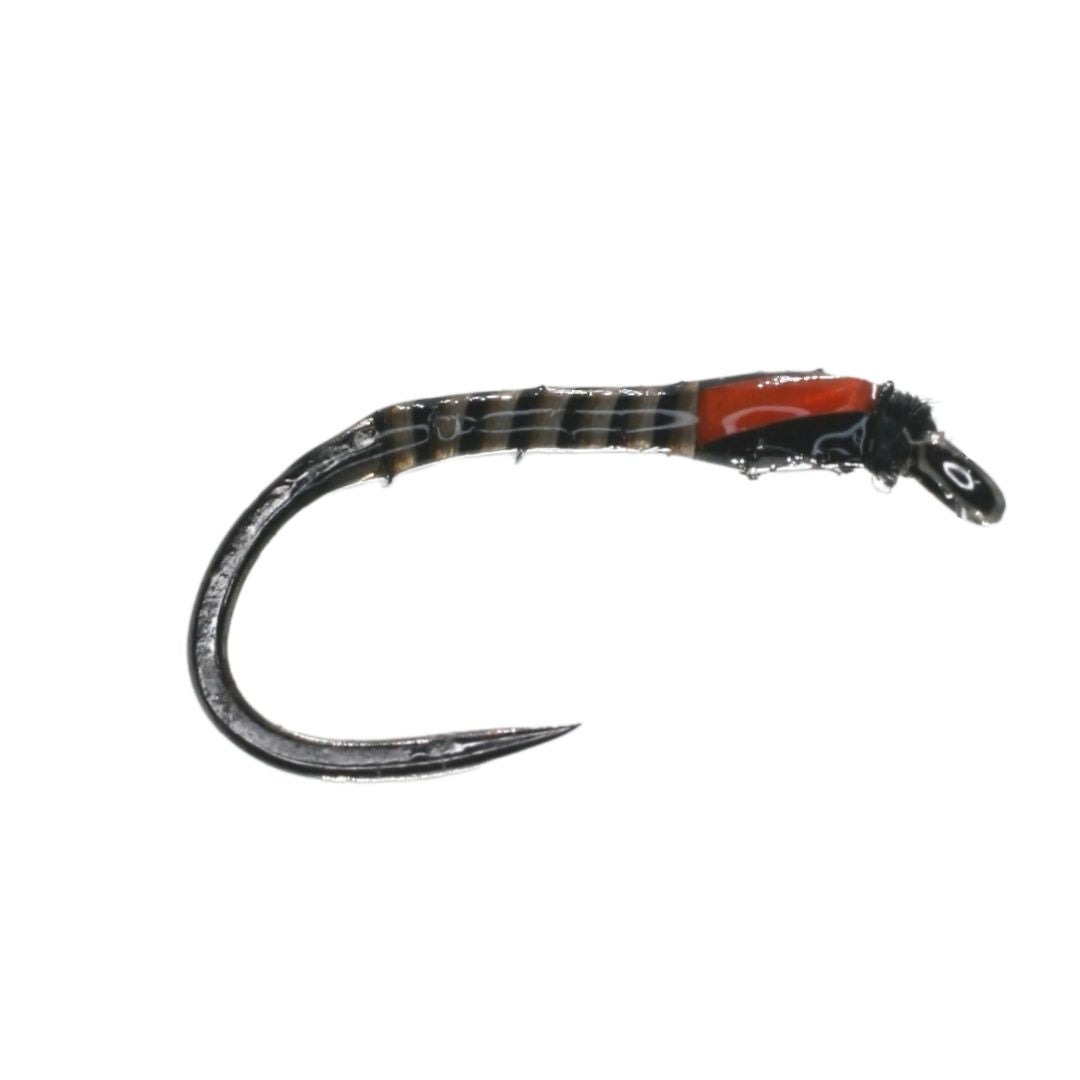 Neon Quill Orange Barbless Buzzer – Peaks Fly Fishing