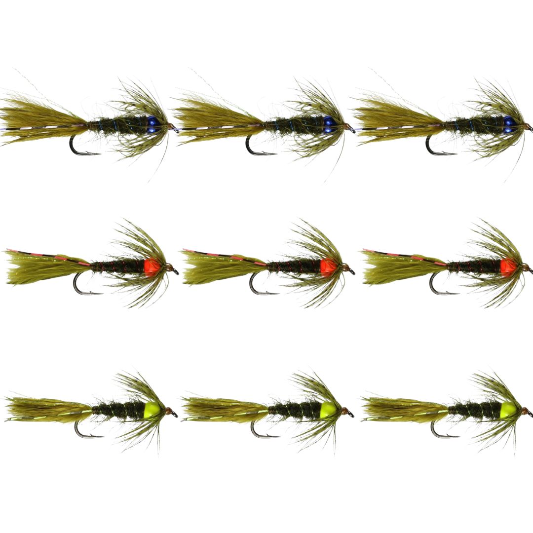 Special Eyed Damsel - Quick Buy 3 Of Each Colour (9 Flies) – Peaks Fly ...